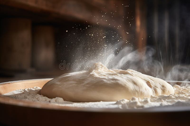 The Beauty of Yeast in Close-up, Showing the Dough and the Fermentation ...