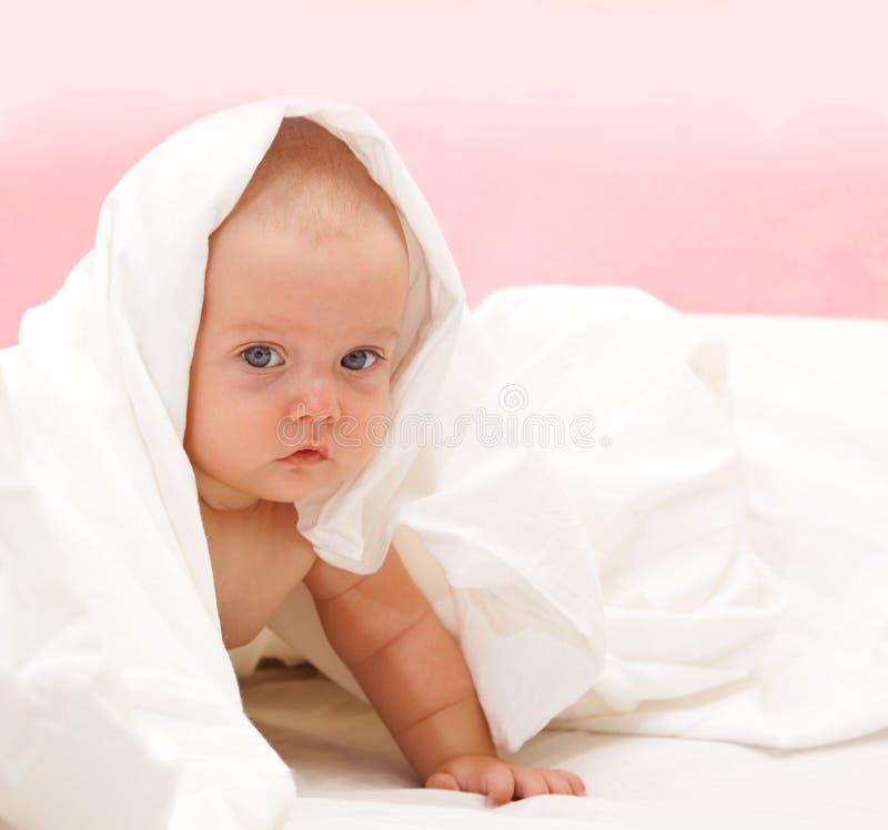 Beautyfull little baby stock image. Image of happy, house - 19354043