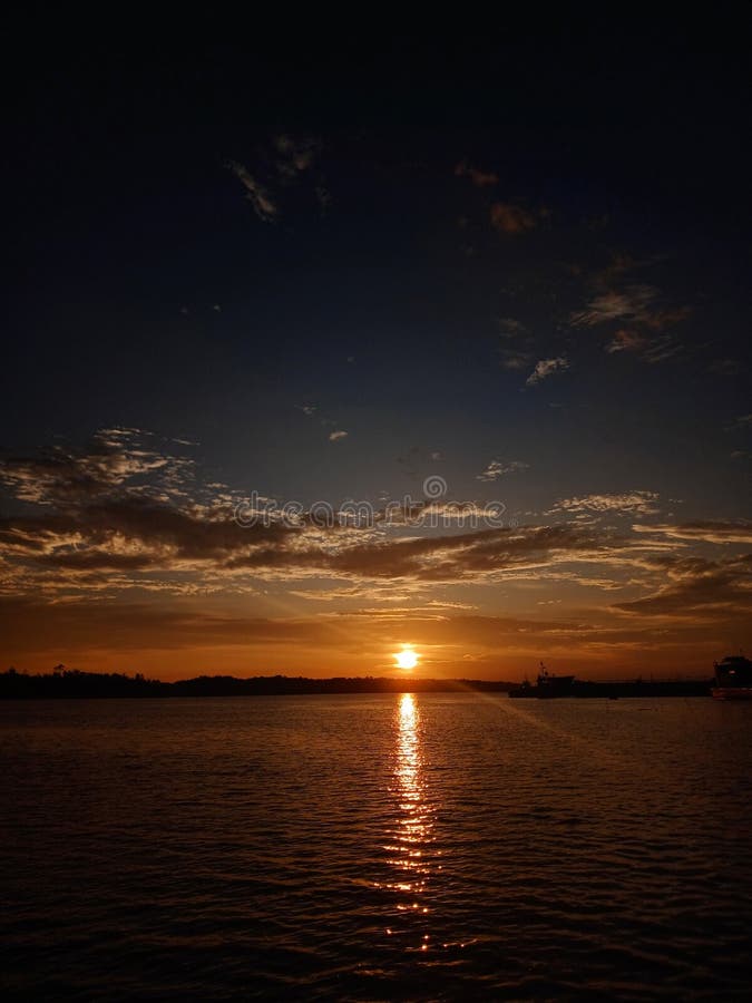 Beautyfull Sunset at the Noon Stock Photo - Image of sunset, afterglow ...