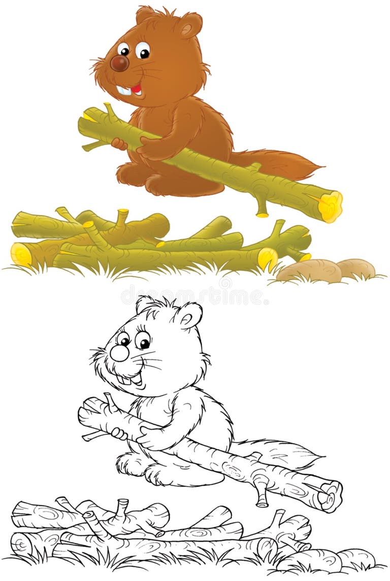 Beaver Tree Stock Illustrations – 3,168 Beaver Tree Stock Illustrations ...