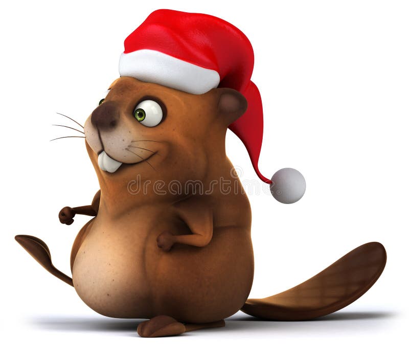 Beaver Christmas Stock Illustrations – 260 Beaver Christmas Stock ...
