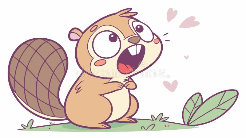 Beaver Animated Angry Sea Vector Stock Vector - Illustration of ...