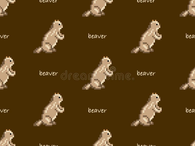 Beaver Pixel Stock Illustrations – 89 Beaver Pixel Stock Illustrations ...