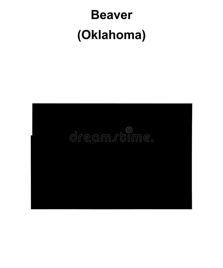 Beaver outline map stock vector. Illustration of cartography - 361751715