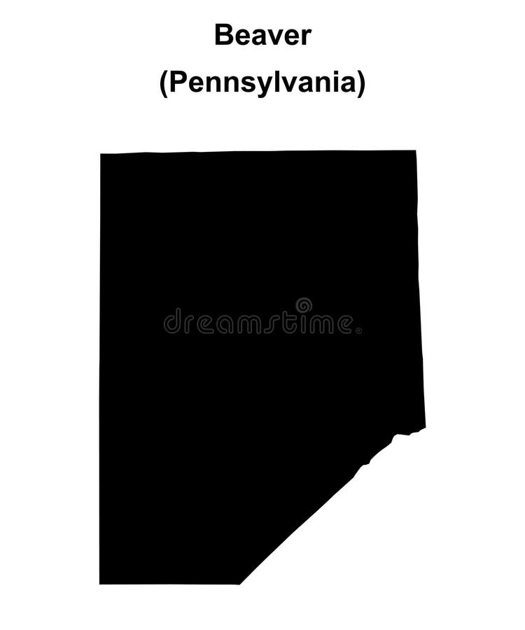 Beaver outline map stock vector. Illustration of isolated - 361754602