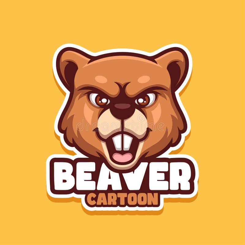 Beaver Logo stock vector. Illustration of drawing, gaming - 265082228