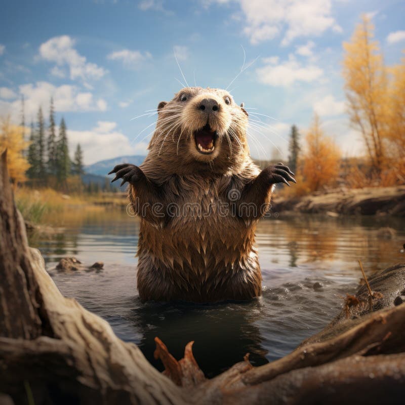 Stunning Photorealistic Beaver Artwork: Ultra-sharp, Hyper-realistic ...