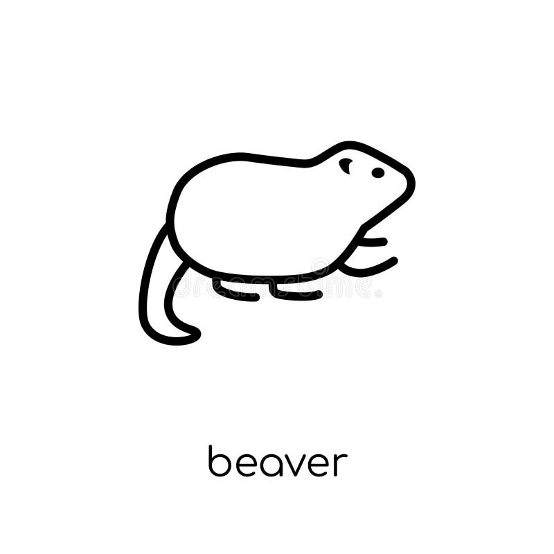 Beavers Outline Stock Illustrations – 47 Beavers Outline Stock ...