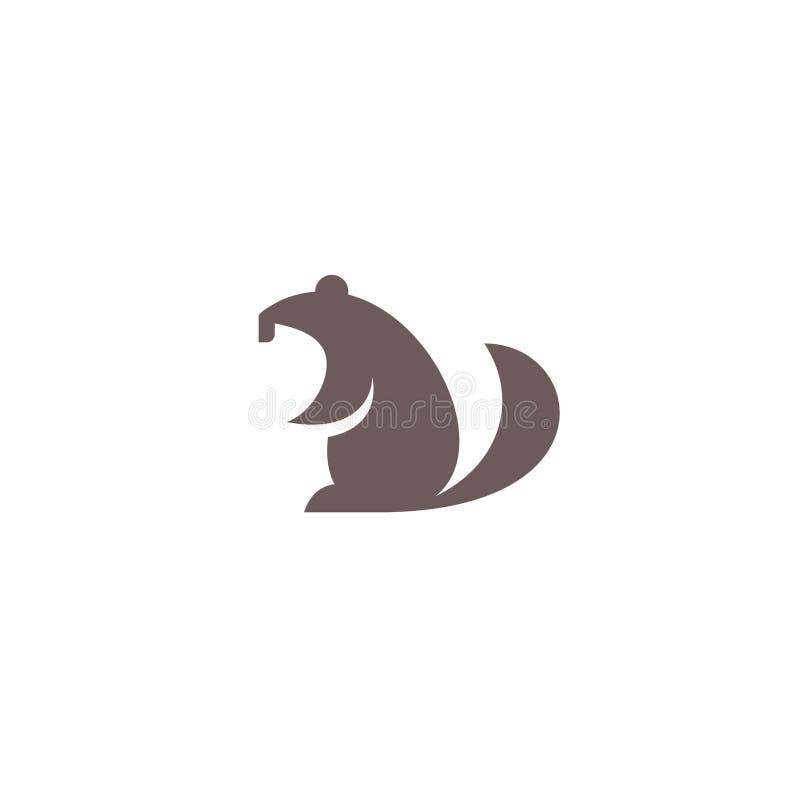Beaver Logo Vector Illustration Stock Vector - Illustration of drawing ...