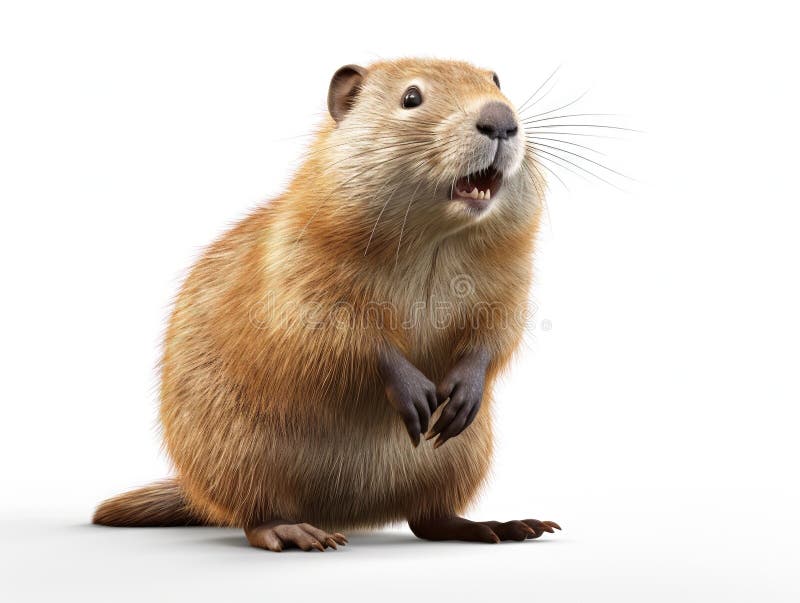 Beaver Made with Generative AI Illustration Stock Illustration ...