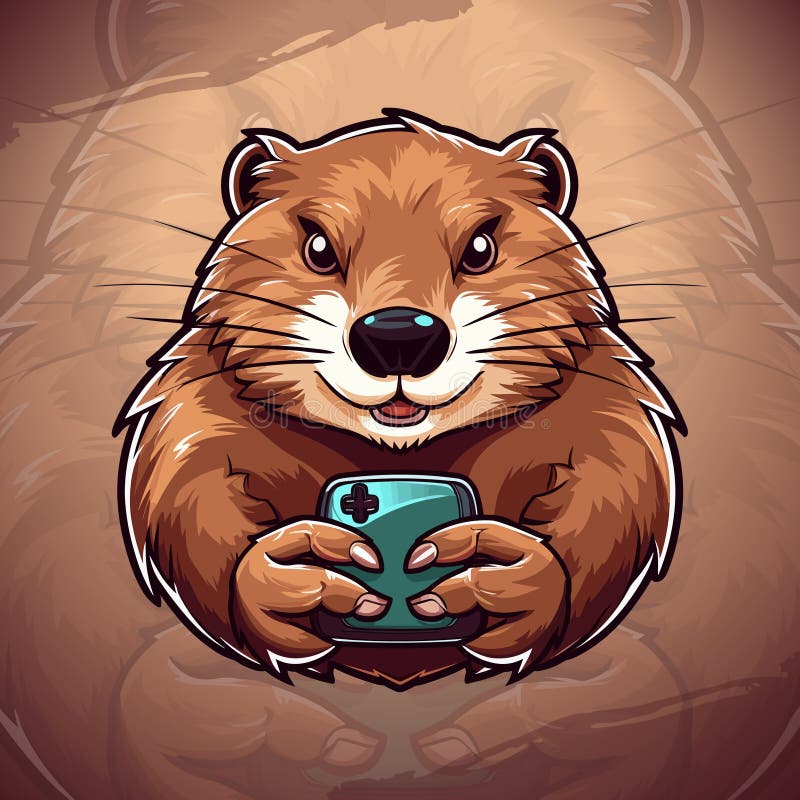 Beaver Mascot Logo Design Vector: Modern Illustration Concept for ...