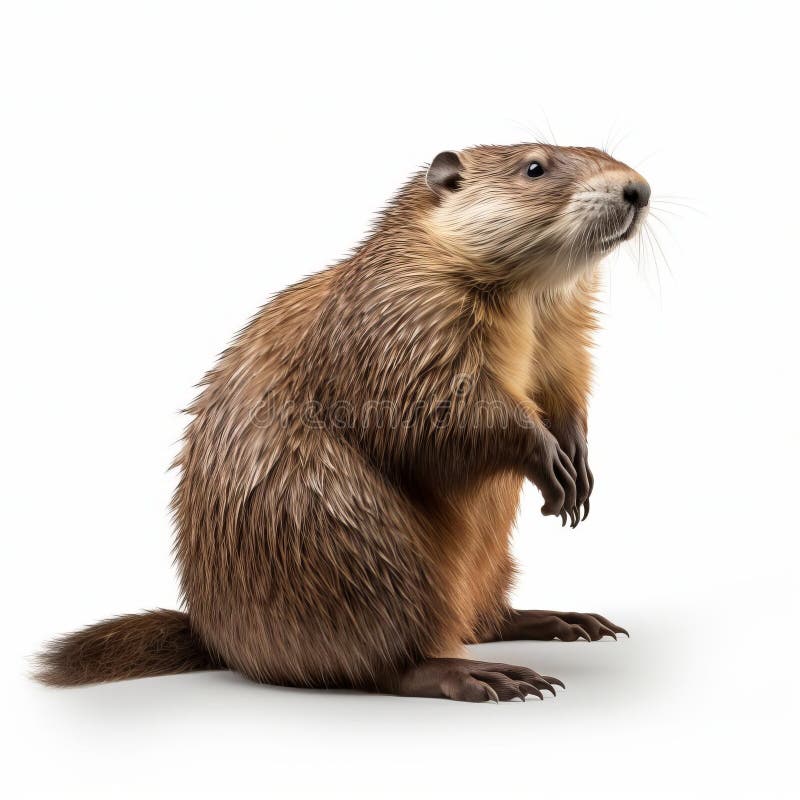 High-quality Full Back Angle View Image of Beaver Farm Labor Stock ...