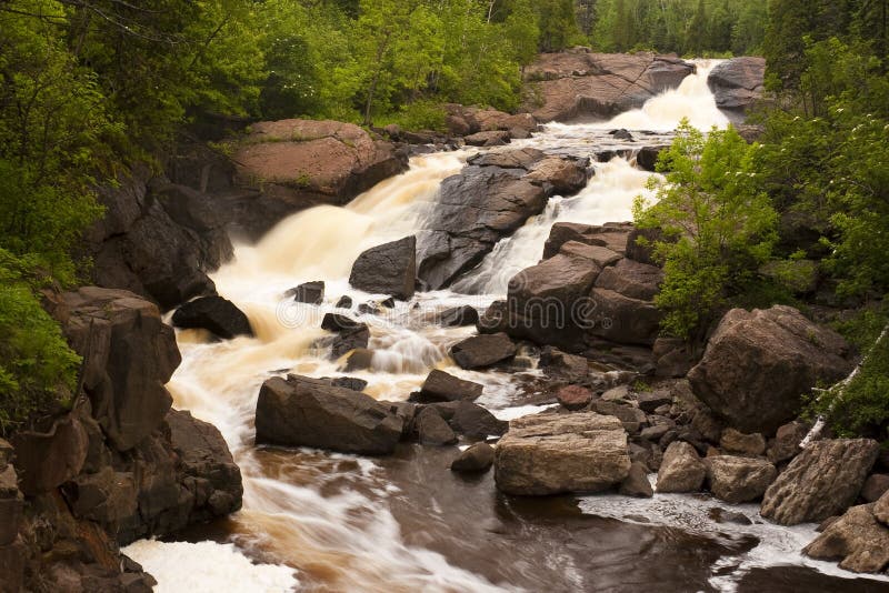Beaver River Falls stock photo. Image of minnesota, blurred - 22936752