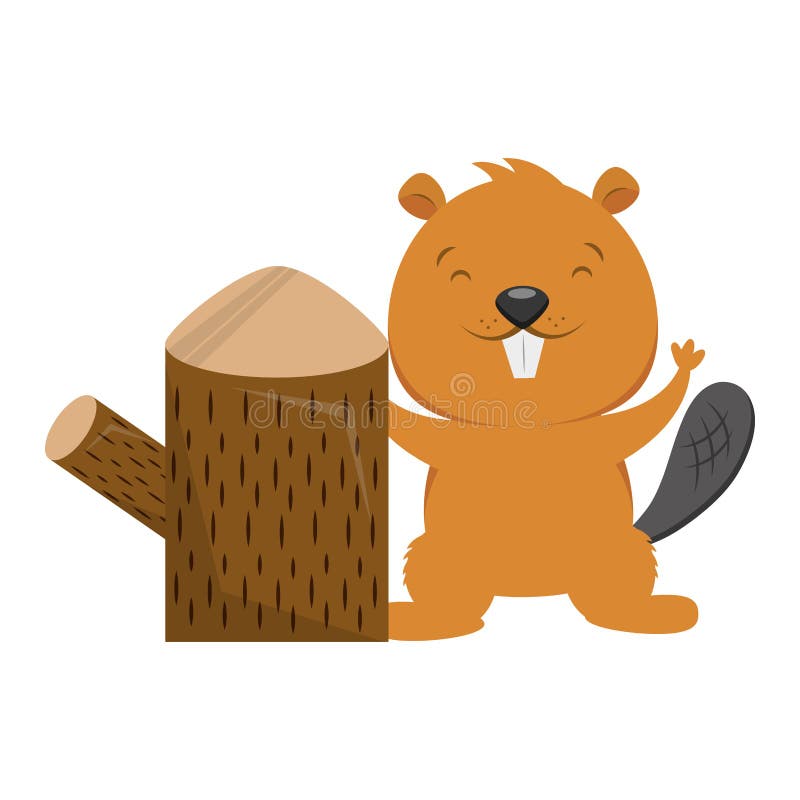 Beaver Cut Tree Stock Illustrations – 55 Beaver Cut Tree Stock ...