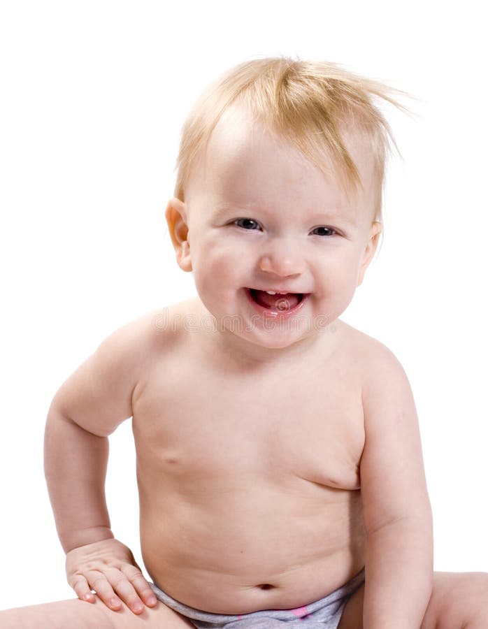 Bebé de risa imagen de archivo. Imagen de infante, sentada - 4793397