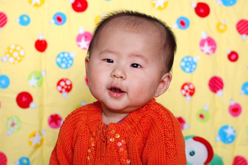 Bebé chino imagen de archivo. Imagen de vacaciones, newborn - 19929157