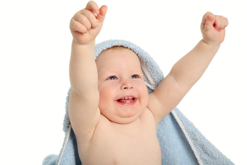 Bebé feliz imagen de archivo. Imagen de meses, felicidad - 18181441