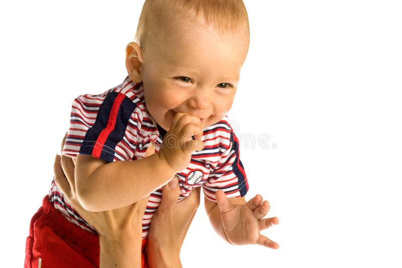 Bebé feliz imagen de archivo. Imagen de belleza, gente - 3559317