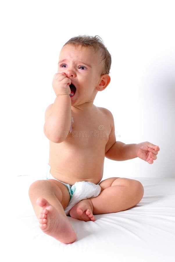 Bebé gritador imagen de archivo. Imagen de muchacha, cara - 4428429
