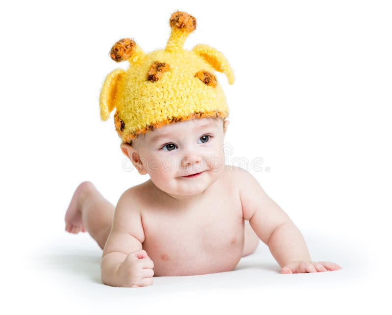 Bebé infantil divertido foto de archivo. Imagen de aislado - 37216816