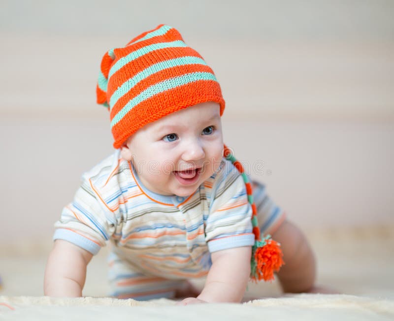Bebé sonriente foto de archivo. Imagen de persona, alegre - 31484878