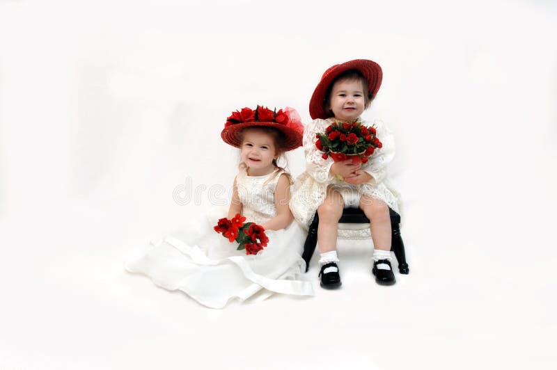 Bebés y rosas foto de archivo. Imagen de rosas, radiante - 12955862