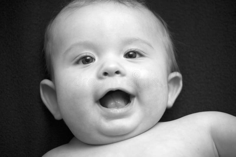 Bebé feliz imagem de stock. Imagem de menino, arte, infante - 3388527