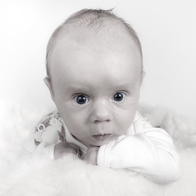 Pequeno Bebé imagem de stock. Imagem de retrato, pessoa - 25136395