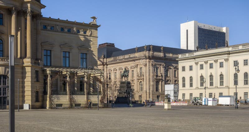Bebelplatz in Berlin stock image. Image of berlin, central - 249694569