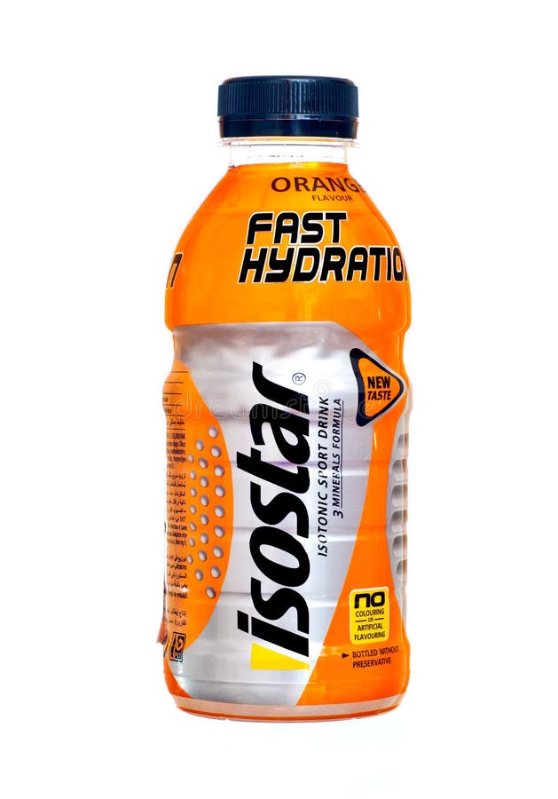 Bebida de Isostar imagen editorial. Imagen de producto - 63576220