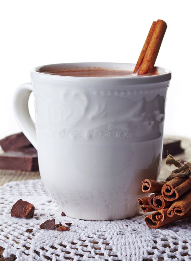 Bebida Del Chocolate Caliente Foto de archivo - Imagen de chocolate ...