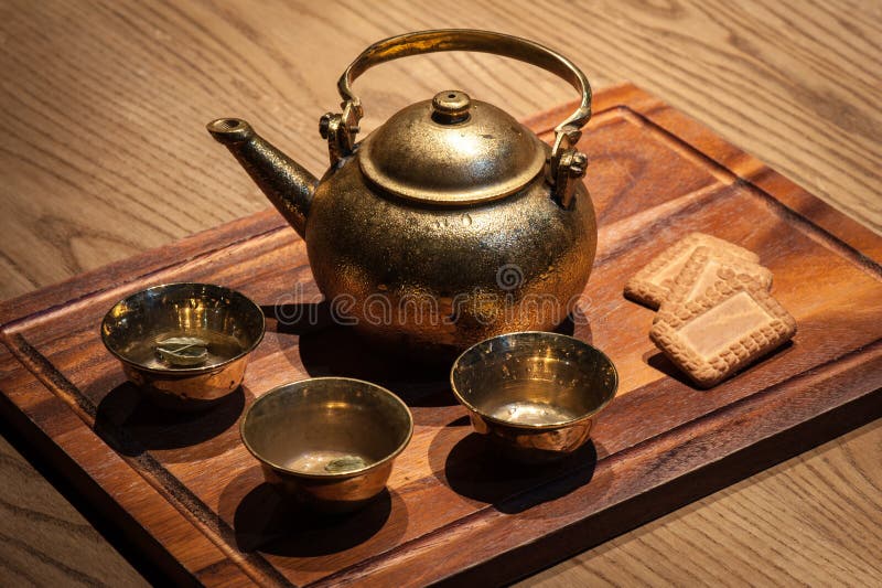 Bebida Tradicional Del Té Indio Nacional Foto de archivo - Imagen de ...