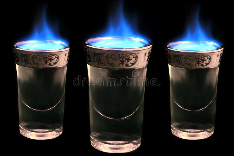 Bebidas el flamear imagen de archivo. Imagen de tiro, bebida - 1564415