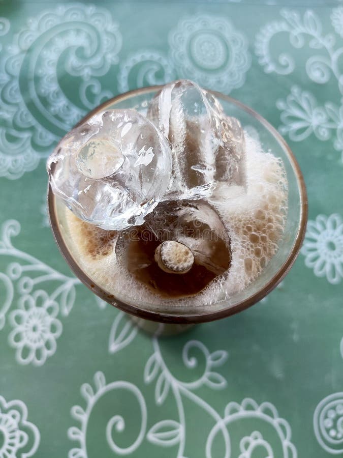Bebidas Heladas Milo En Restaurantes Tailandeses. Foto de archivo ...