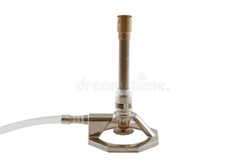 Bec Bunsen photo stock. Image du test, blanc, recherche - 10655296
