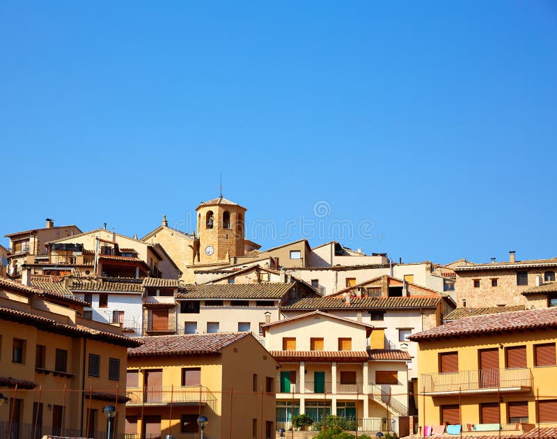 Beceite Village in Teruel Spain in Matarrana Stock Photo - Image of ...