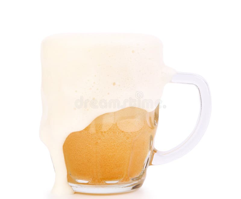 Becher Bier mit Schaum stockbild. Bild von leben, bier - 31428231