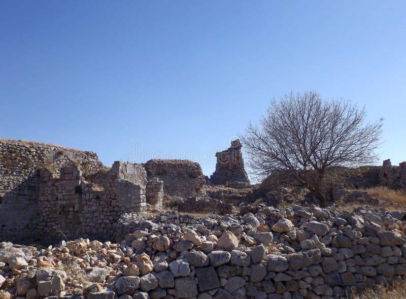 Bechin in Milas Turkey stock photo. Image of palace, landmark - 45252998