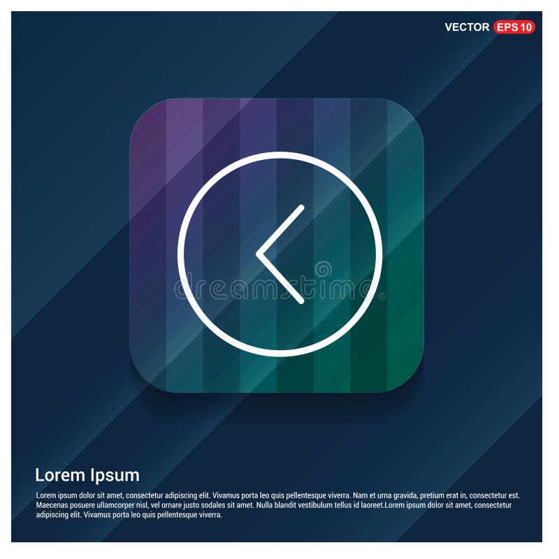 Beck arrow icon stock vector. Illustration of development - 132431249