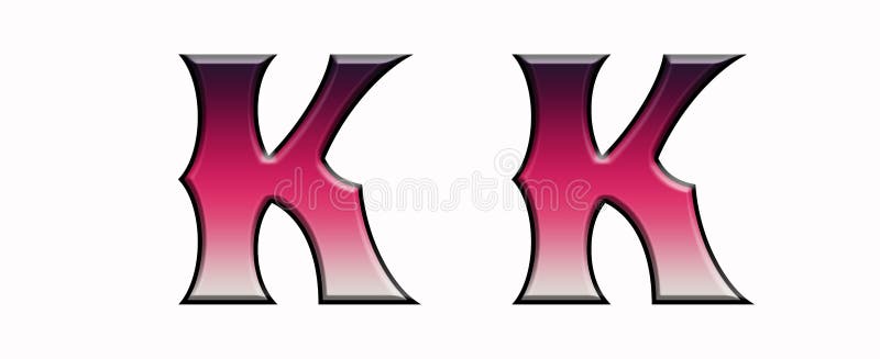 Becker Gothics Gradient Sans Serif Alphabet Letters Calligraphy Letter ...