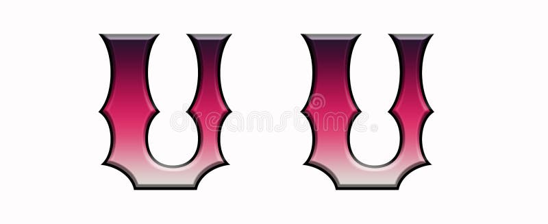 Becker Gothics Gradient Sans Serif Alphabet Letters Calligraphy Letter ...