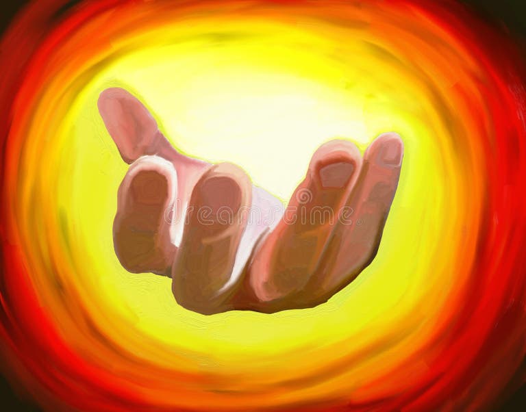 Beckoning hand stock illustration. Illustration of anatomy - 1377943