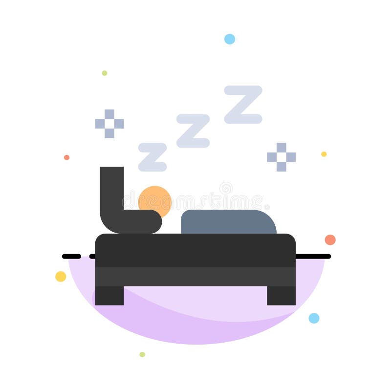 Bed, Bedroom, Clean, Cleaning Abstract Flat Color Icon Template Stock ...