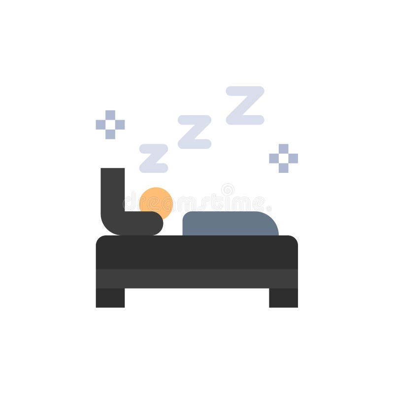 Bed, Bedroom, Clean, Cleaning Flat Color Icon. Vector Icon Banner ...