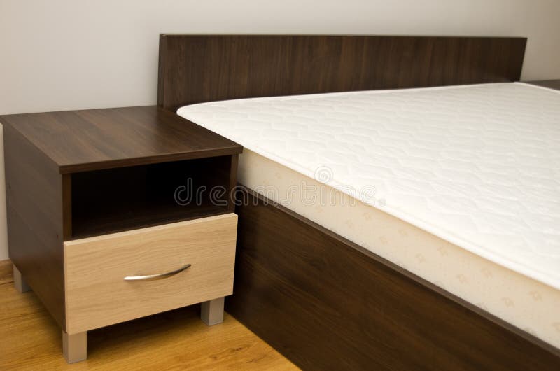 Bedside Table with Open Drawer of Medications Stock Photo - Image of ...