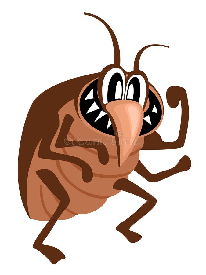 Bed Bug. Funny Cartoon Vector Isolated Illustration Stock Vector ...