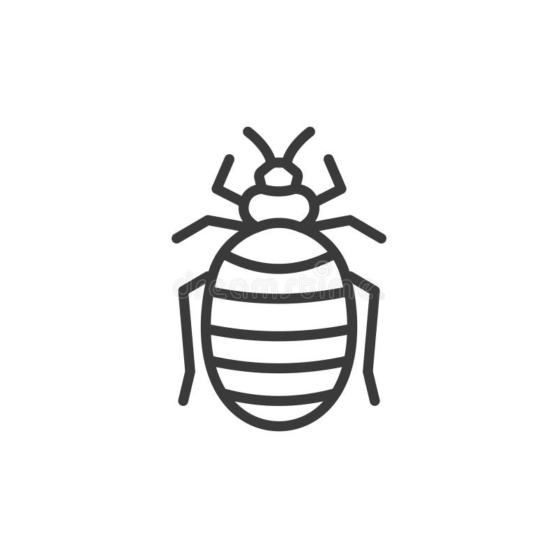 Bed Bug, Icon in Line Design. Bed, Bug, Pest, Insect, Infestation, Bite ...