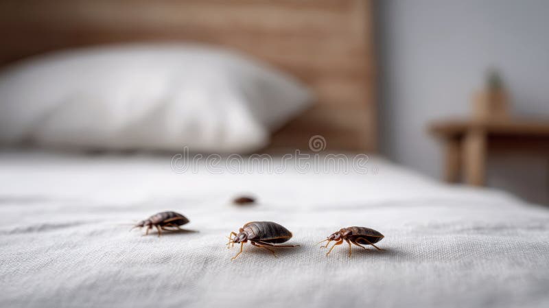 Bed Bug Infestation Spreading Across Mattress Surface, Revealing ...