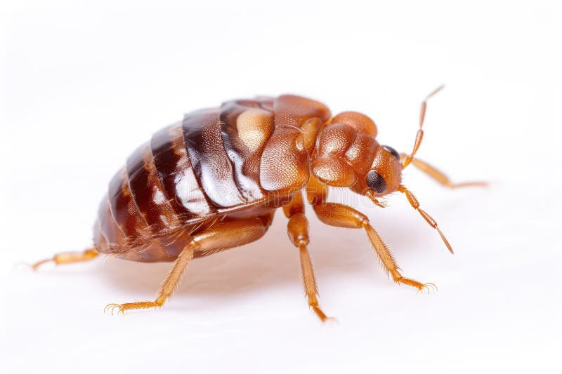 Bed Bug on White Background. Generative AI Stock Illustration ...