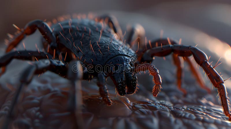 Bed bugs on human skin stock photo. Image of house, infested - 319724794